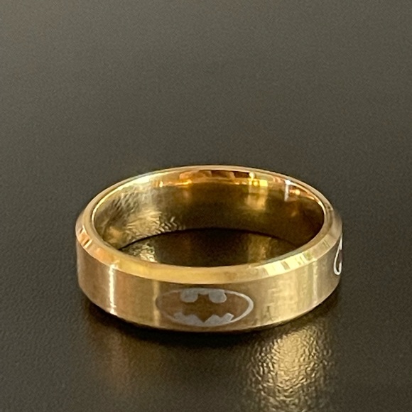 Jewelry | 6mm Gold Batman Ring | Poshmark